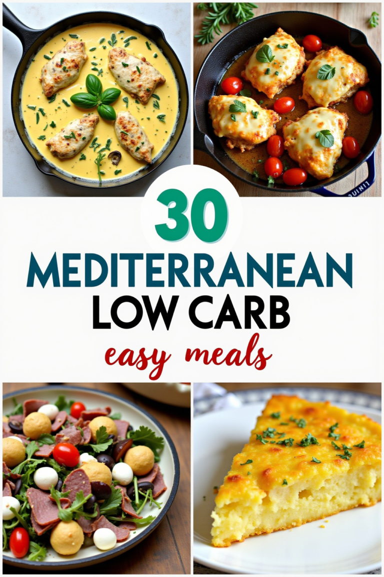 Mediterranean Keto Masterpiece: 30 Delectable Low-Carb Recipes for ...