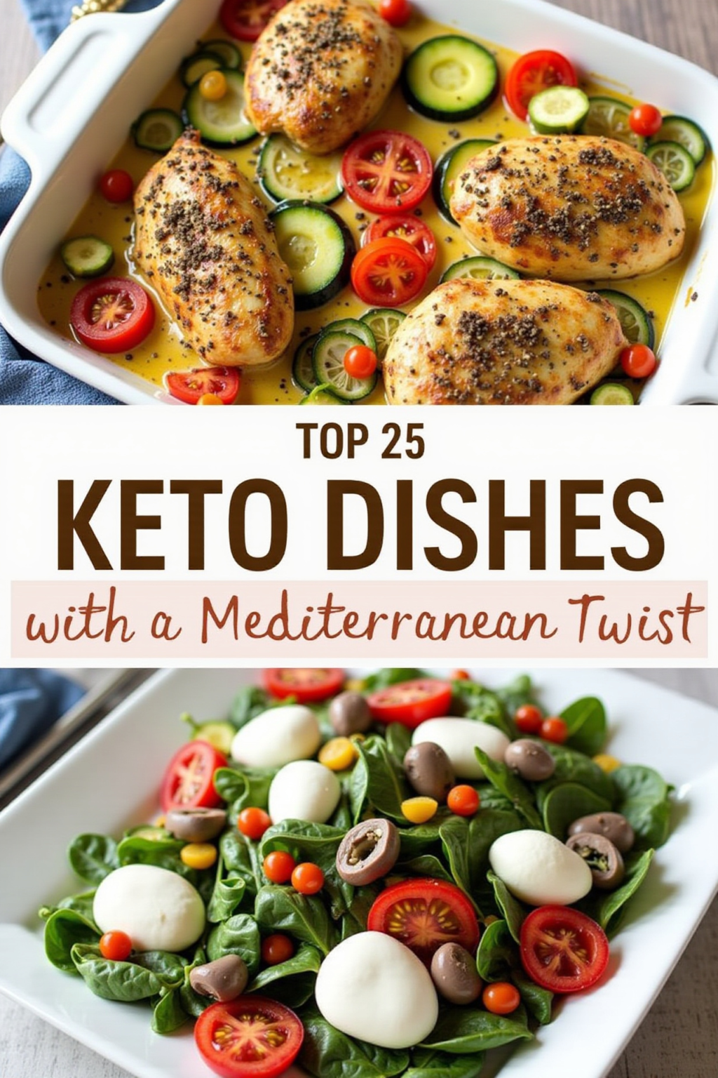 Mediterranean Keto Magic: 25 Delicious Low-Carb Recipes for Vibrant ...